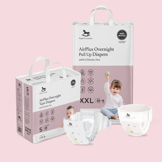 AirPlus Overnight Diapers – Applecrumby®